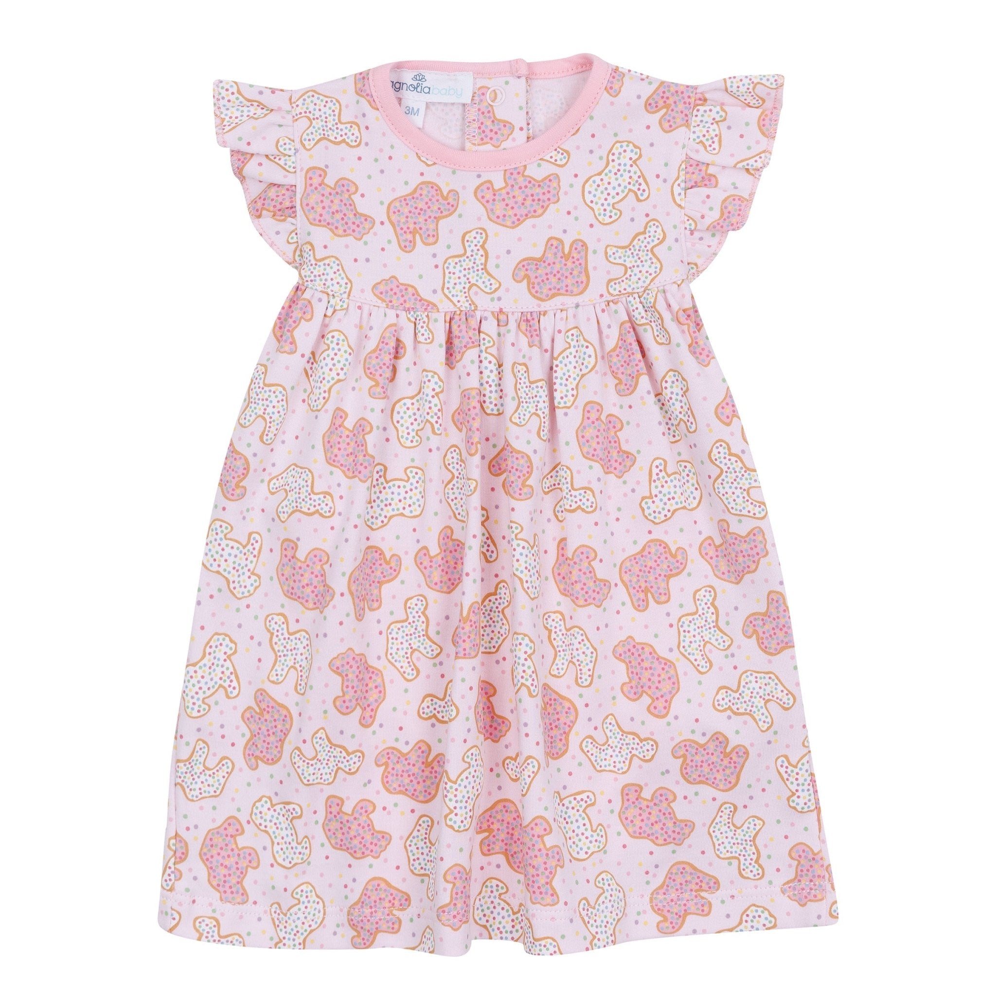 Animal Crackers Dress - Pink – Magnolia Baby