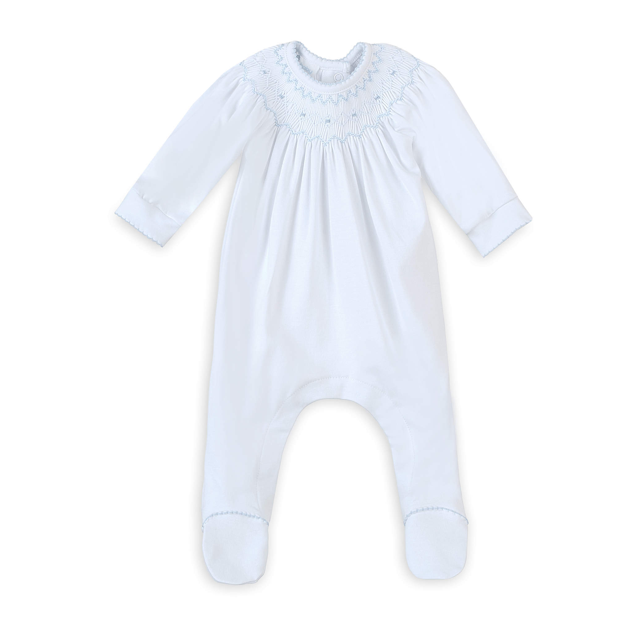 Landon's Classics Bishop Footie - Light Blue – Magnolia Baby