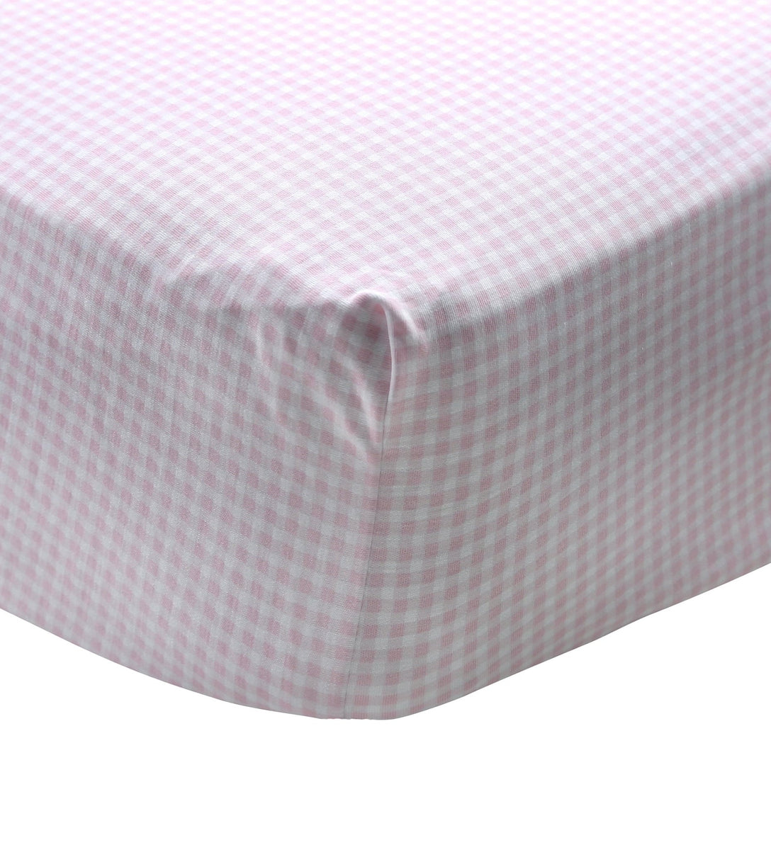 Mini Checks Crib Sheets - Pink – Magnolia Baby