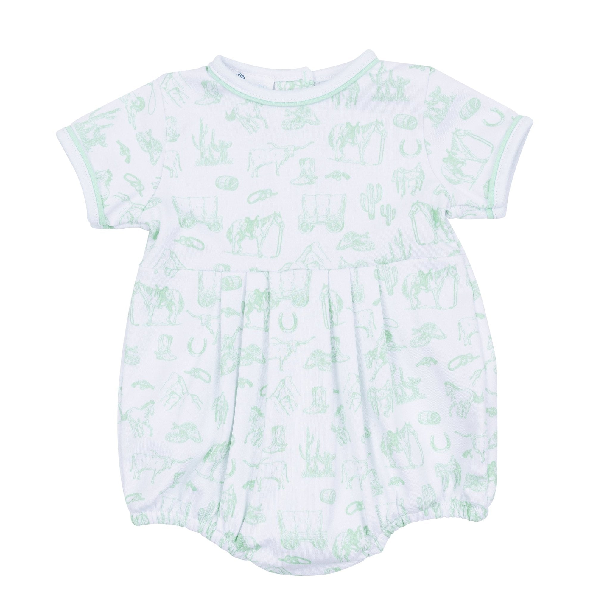 Wild West Toile Bubble - Celery – Magnolia Baby