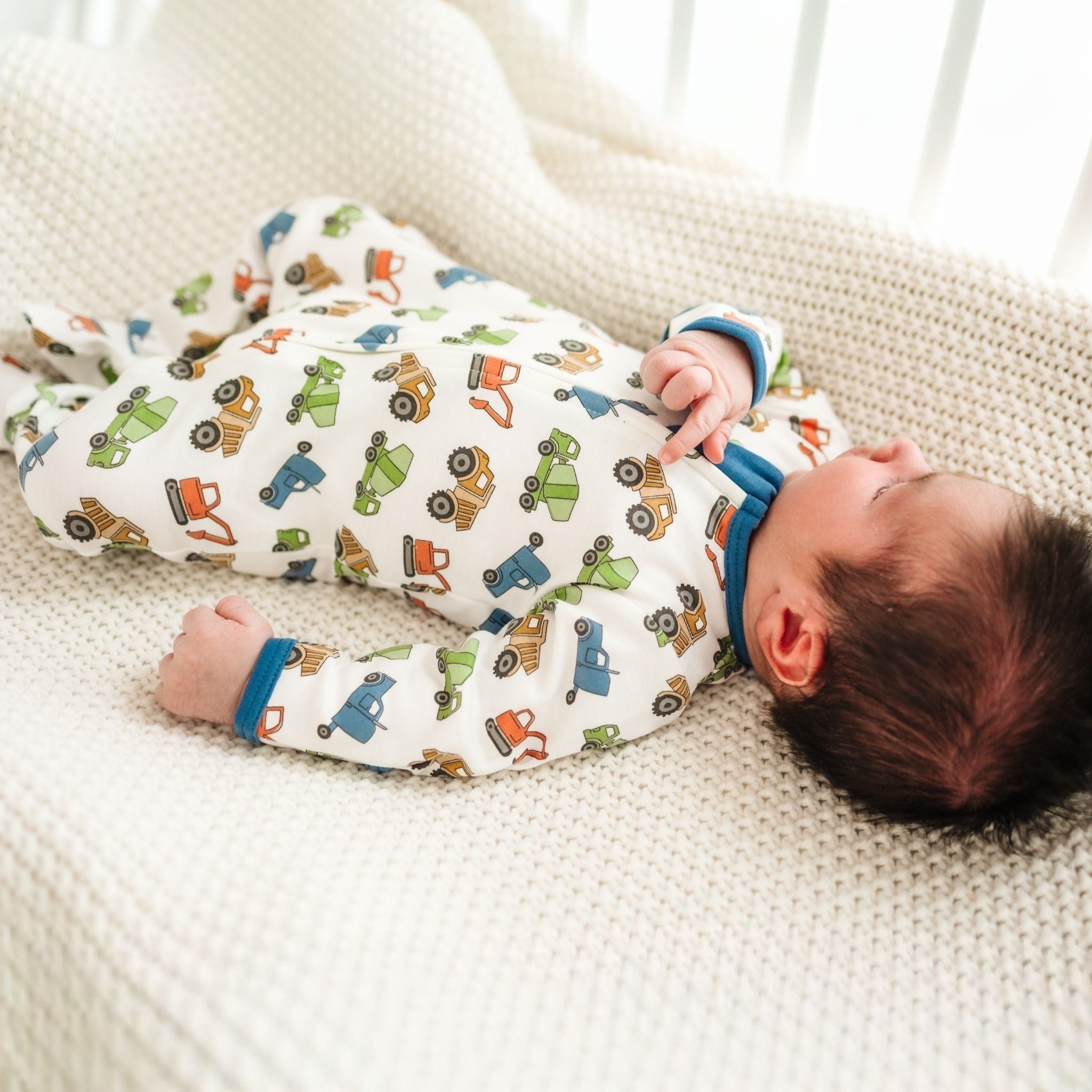 Work Zone Zip Footie – Magnolia Baby